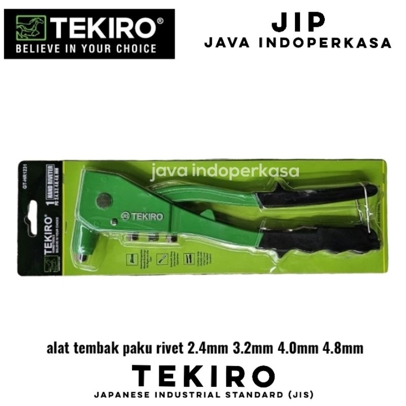 Jual TEKIRO GT-HR1231 Tang rivet tekiro hand rivet / alat tembak paku ...
