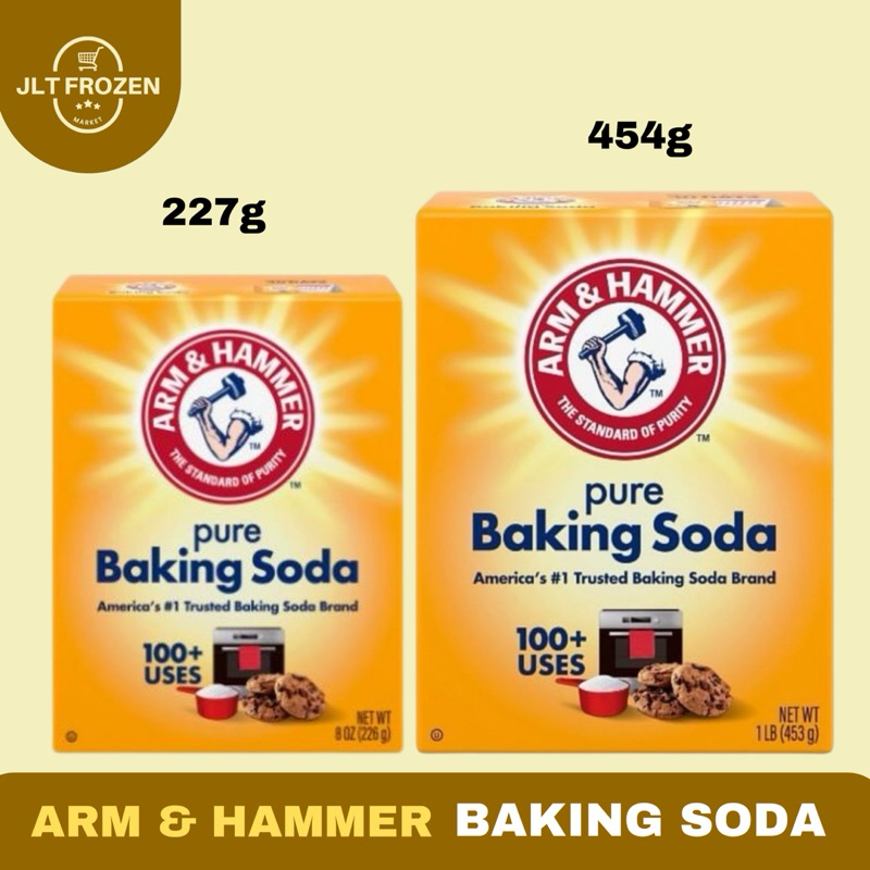 Jual Arms & Hammer Baking Soda Murni 100% Food Grade / Soda Kue Murni - 227g / 454g | Shopee ...