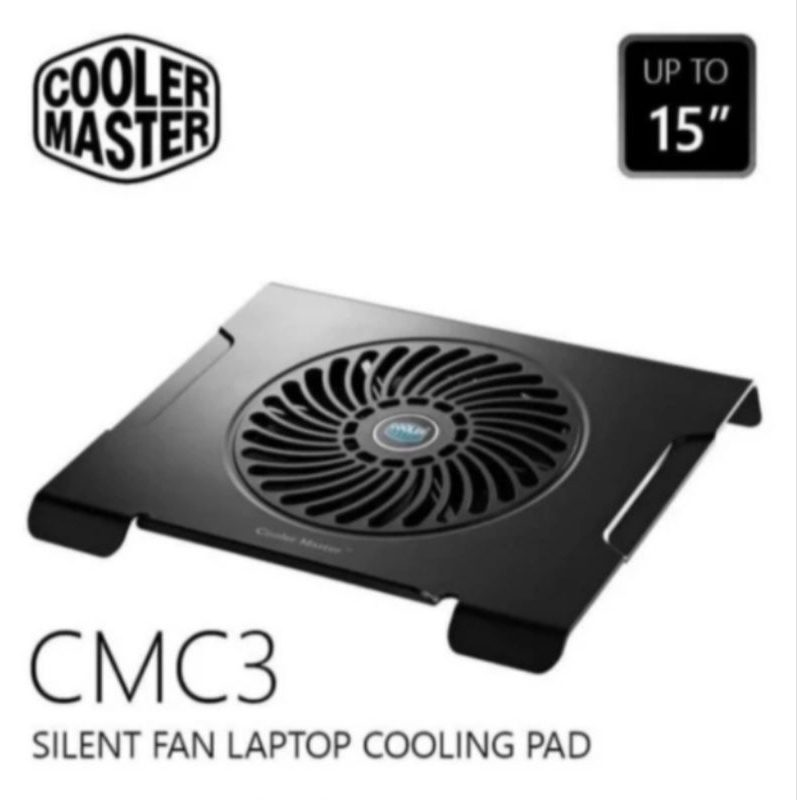 Jual Cooler Master Notepal CMC3 Silent Fan Labtop Cooling Pad | Shopee ...