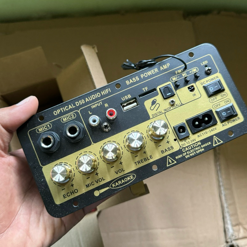 Jual D10 D30 D50 AMPLIFIER BLUETOOH KARAOKE AC 220V | Shopee Indonesia