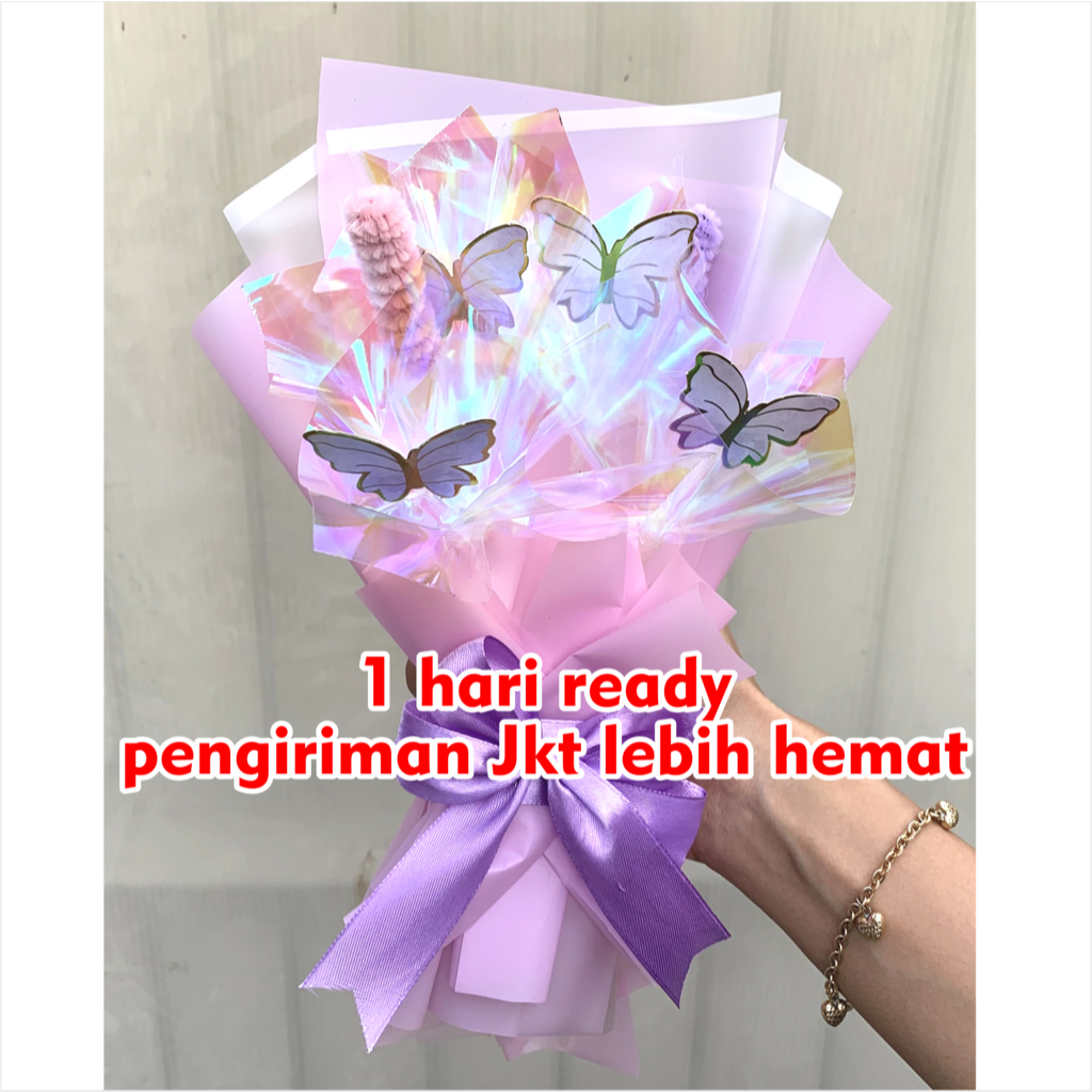 Jual BUKET BUNGA VALENTINE WISUDA ARTIFICIAL PALSU ASLI MURAH / BUCKET ...