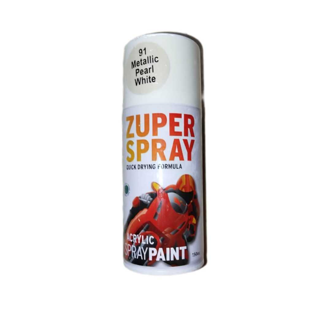 Jual Cat Pilox Zuper Spray 91 Metallic Pearl White | Shopee Indonesia