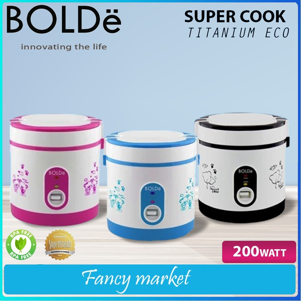 Jual RICE COOKER BOLDE SUPER COOK Rice cooker Mini Kapasitas 0,6 iter ...