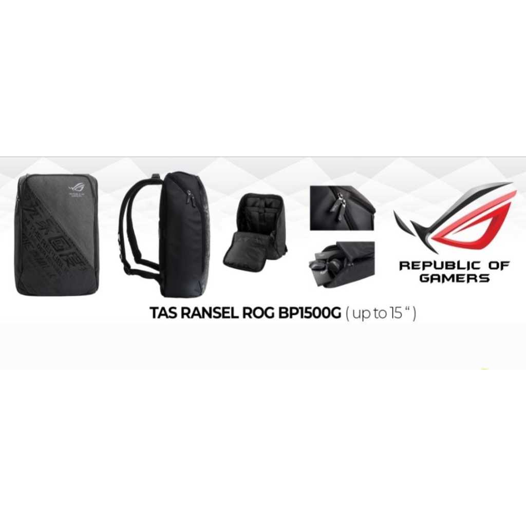 Jual TAS ASUS ROG RANGER BACKPACK BP1500G TAS LAPTOP ORIGINAL | Shopee ...