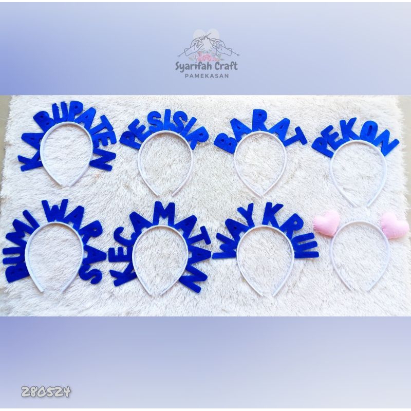 Jual Bando Nama Bando Karnaval Bando Grub ( bisa request Warna & Nama ...