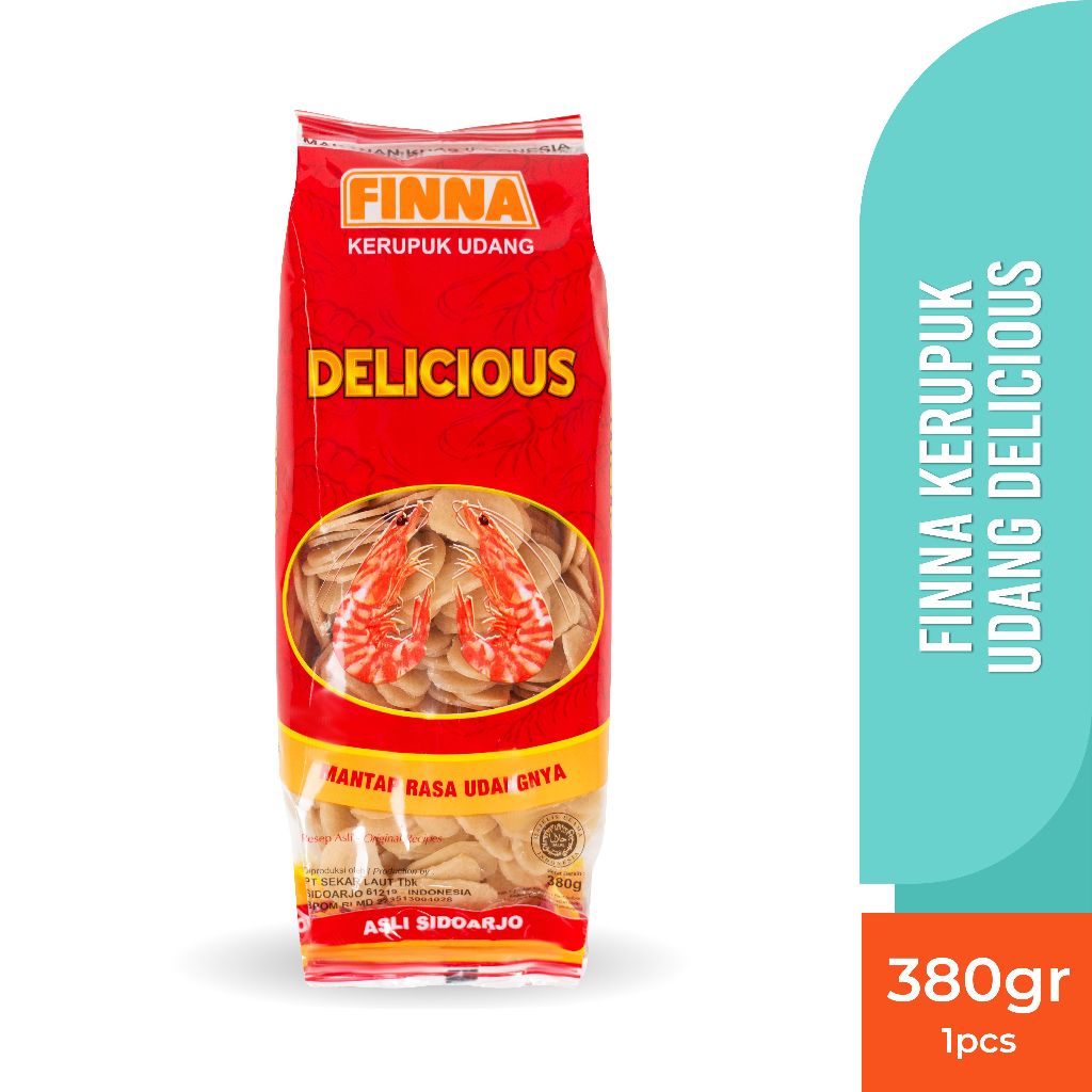 Jual Finna Delicious Kerupuk Udang 380gr | Shopee Indonesia