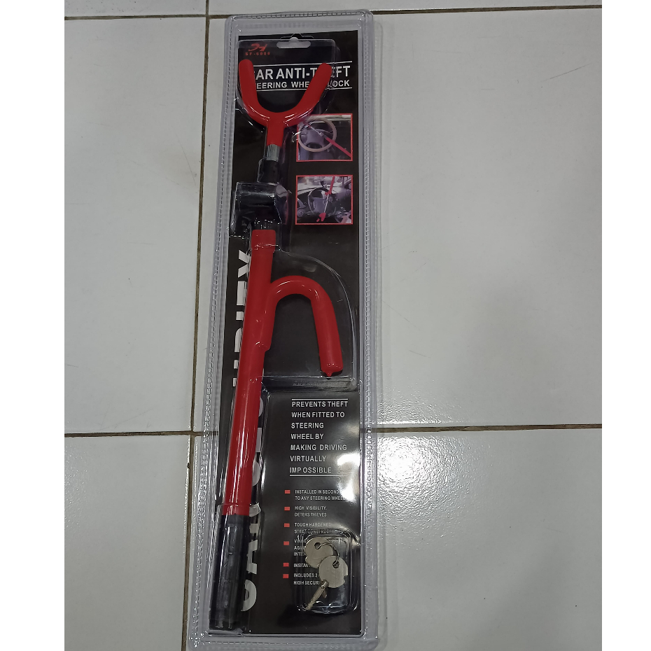 Jual Kunci Stang Mobil / Steering Wheel Lock Y Kunci Stir Anti Maling ...