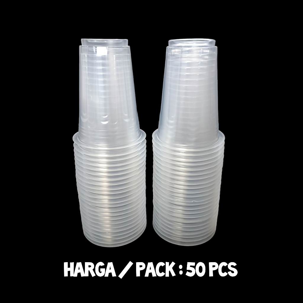 Jual Gelas Plastik Bening 220ml Isi 50pcs / Gelas Kopi / Gelas Aqua Sukawa Isi 50pcs | Shopee ...