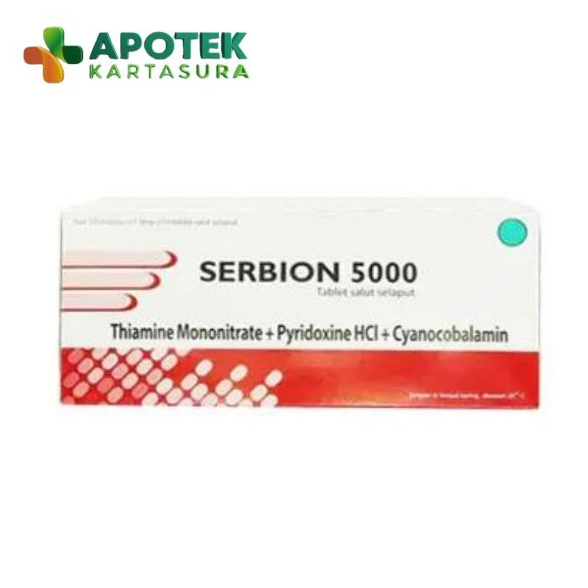 Jual SERBION 5000 MG ISI 10 TABLET / VITAMIN KESEMUTAN | Shopee Indonesia