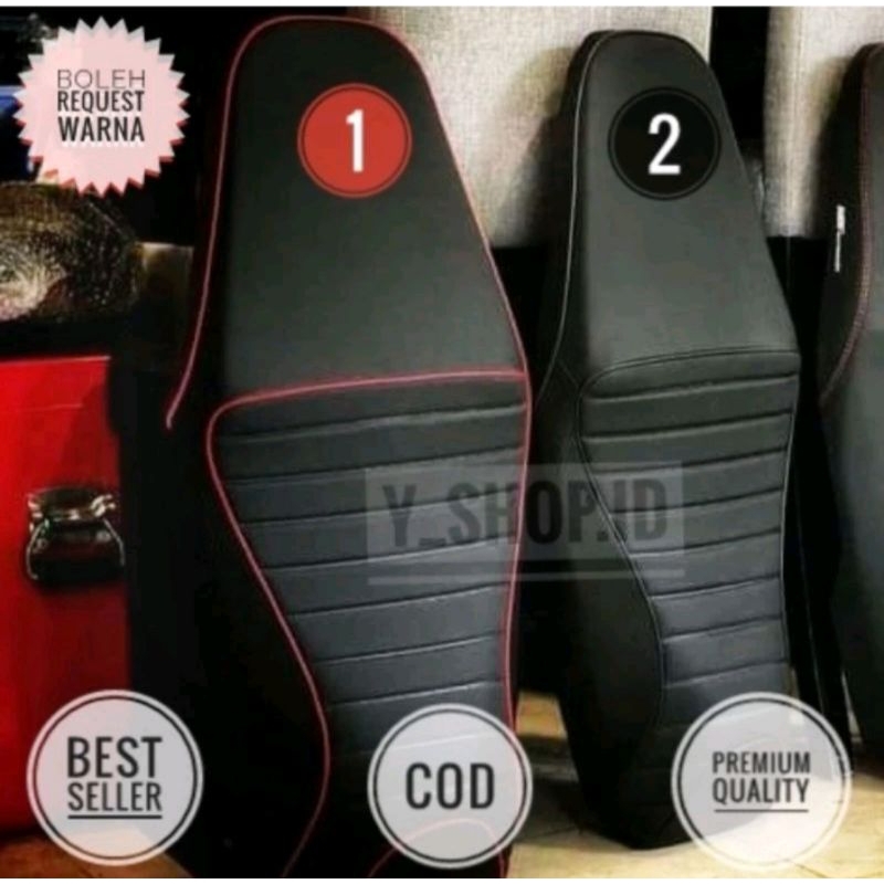 Jual Sarung Kulit Jok Motor Stylo Modifikasi Caferacer Classik Mbatech ...