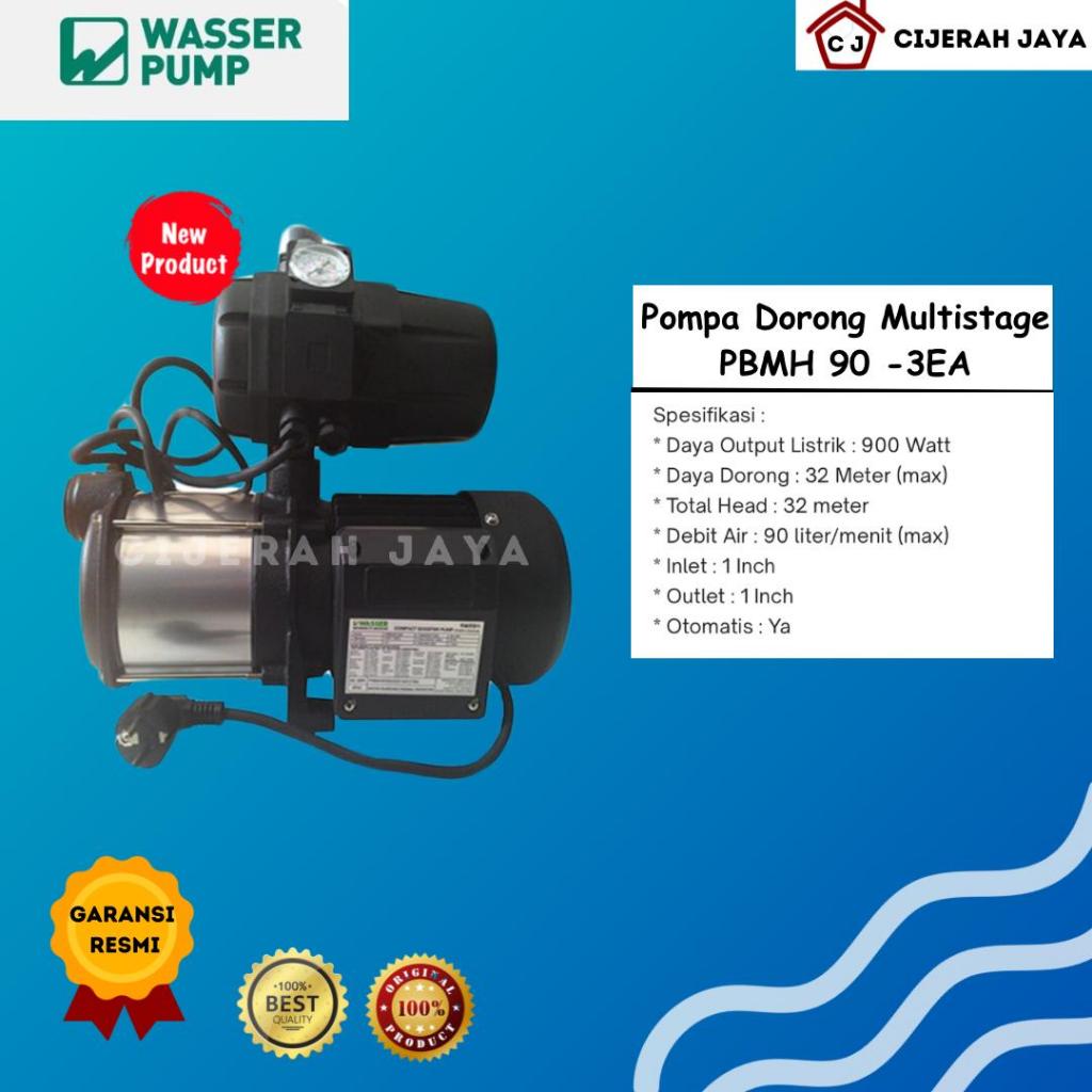 Jual POMPA WASSER PBMH90 3EA MULTISTAGE BOOSTER PUMP / POMPA PENDORONG WASSER PBMH 90 3EA PBMH90 ...
