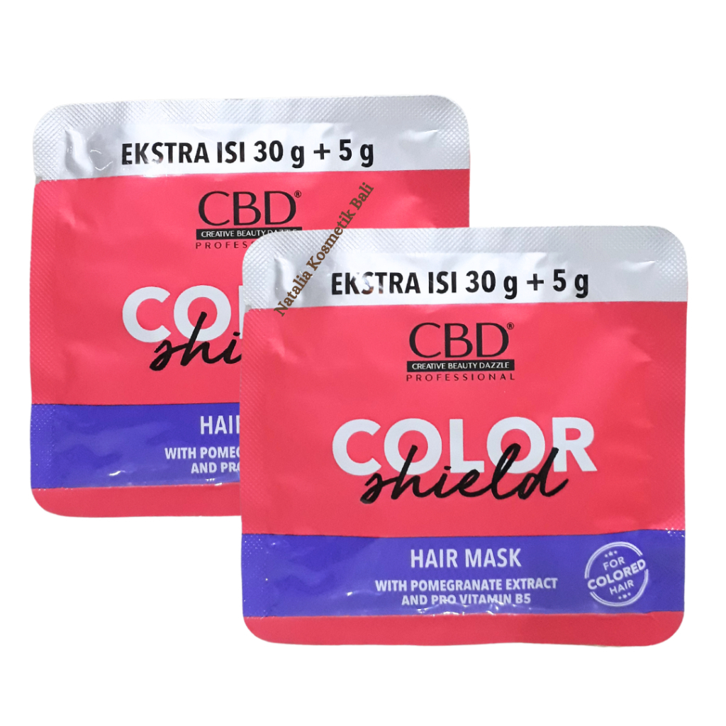 Jual CBD Color Shield Hair Mask Saset - Extra Isi 30 g + 5 g | Shopee ...