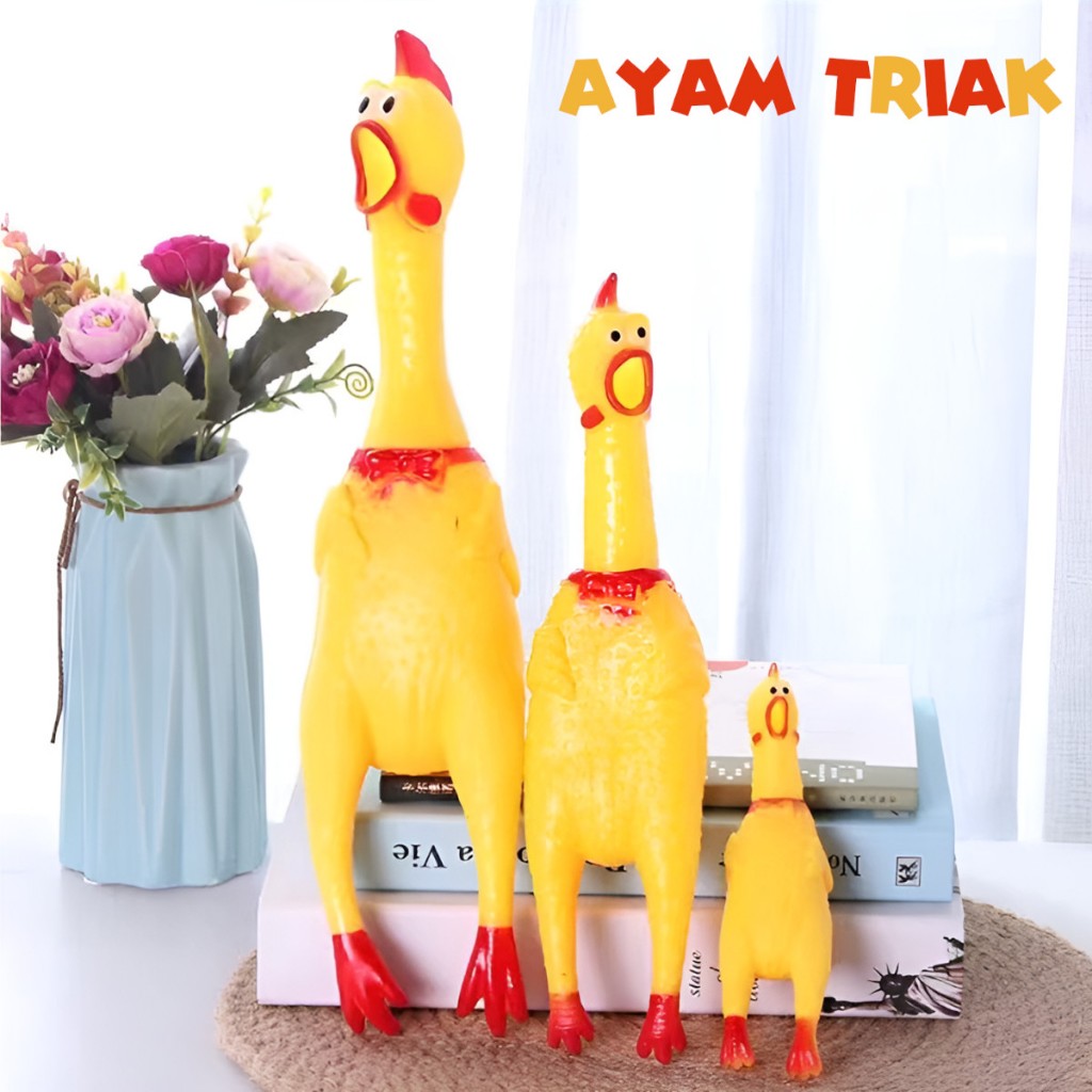 Jual JOFESTORE88 MAINAN AYAM BERTERIAK/AYAM PANIK/CHICKEN TRIAC ...