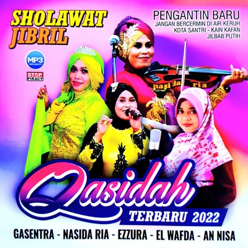 Jual KASET CD MP3 LAGU SHOLAWAT QASIDAH TERBARU-CD LAGU RELIGI QASIDAH NASIDA RITA-LAGU QASIDAH ...