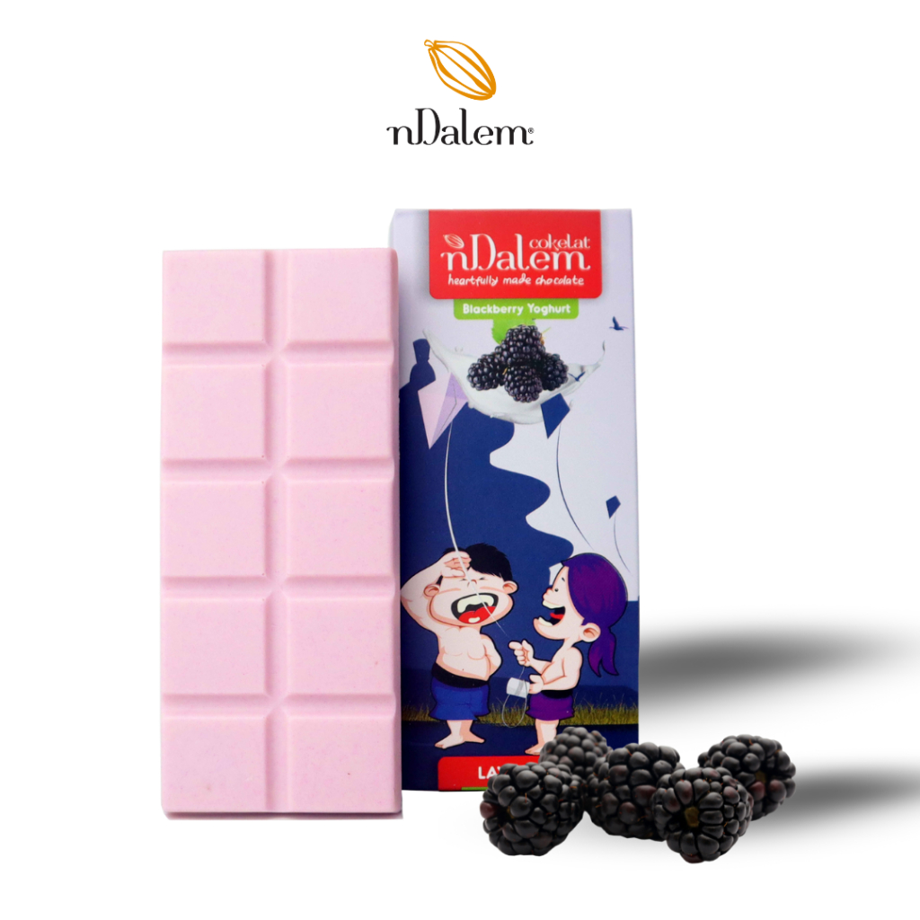 Jual Cokelat nDalem | White Chocolate Cocoa Blackberry Yoghurt | Snack ...