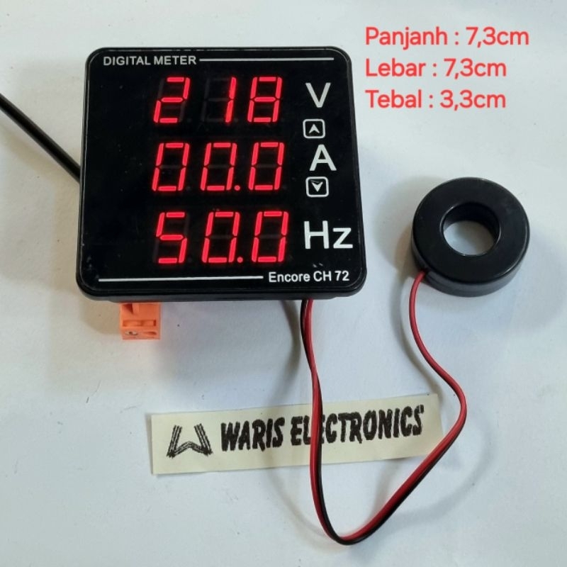 Jual Digital Volt Ampere Hz Meter VAHz CH72 | Shopee Indonesia