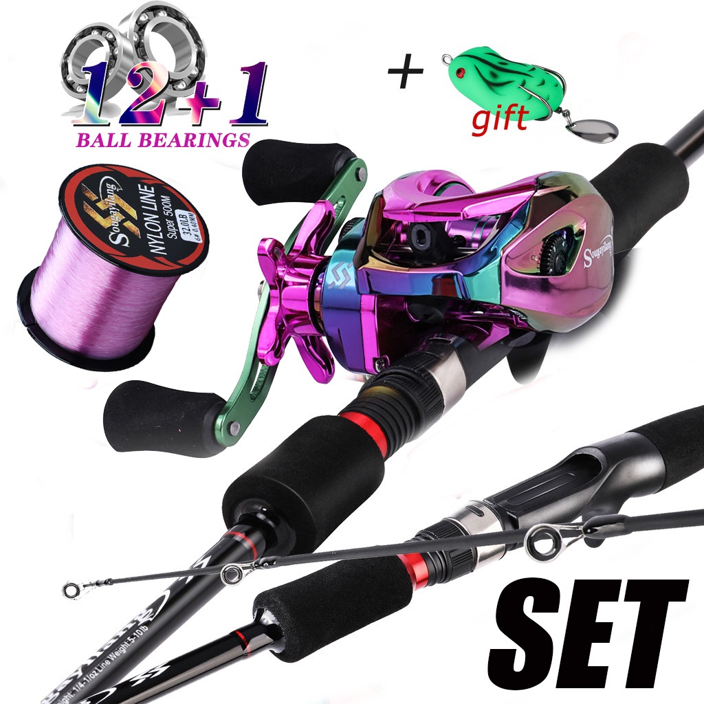 Jual Set Pancing 1 pancing 1,8 m 1 mesin memancing 1 umpan memancing 1 ...