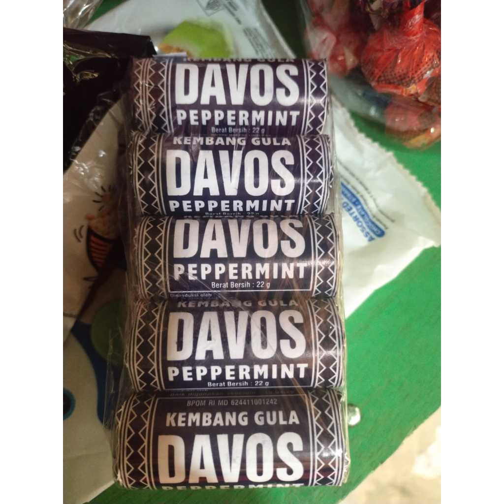Jual Davos Permen Peppermint 22g | Shopee Indonesia