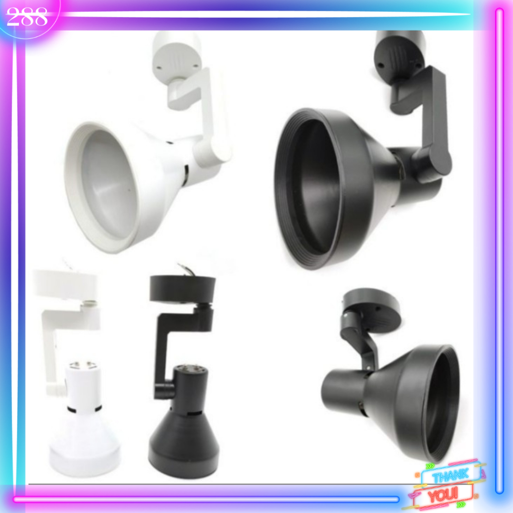 Jual Kap Lampu Track Rell Fitting PAR30 E27 Spot Sorot Spotlight REL ...