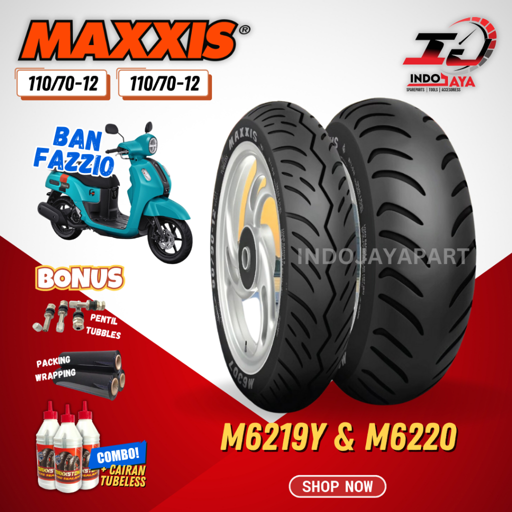 Jual PRODUK TERBARU! [PAKET DEPAN + BELAKANG] BAN TUBELESS MAXXIS UNTUK ...