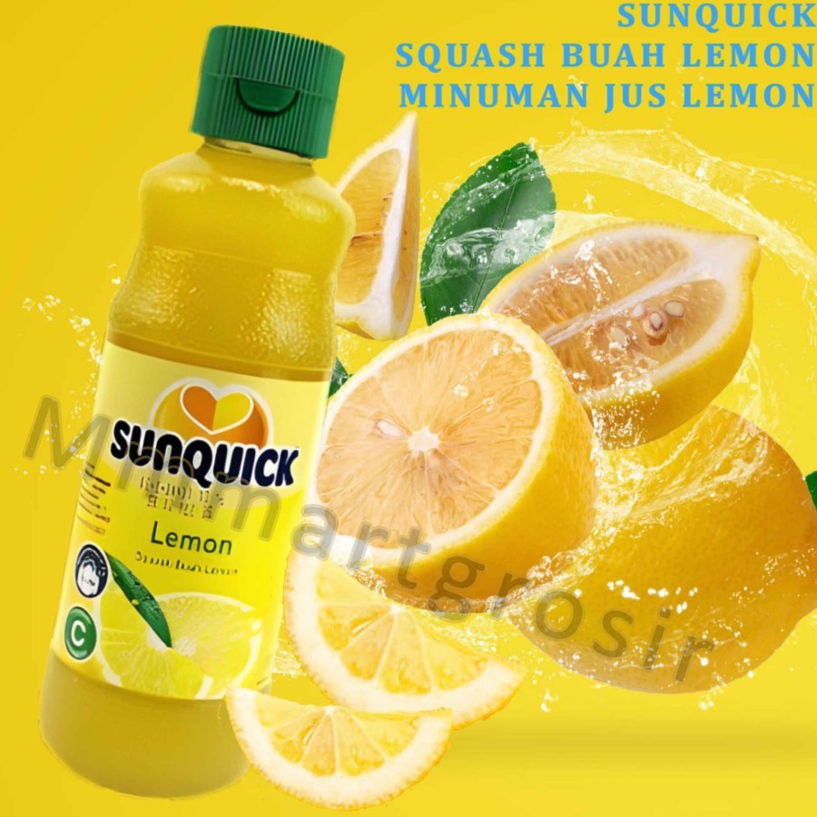 Jual Sunquick Lemon / Minuman Jus Lemon / Squash Buah Rasa Lemon ...
