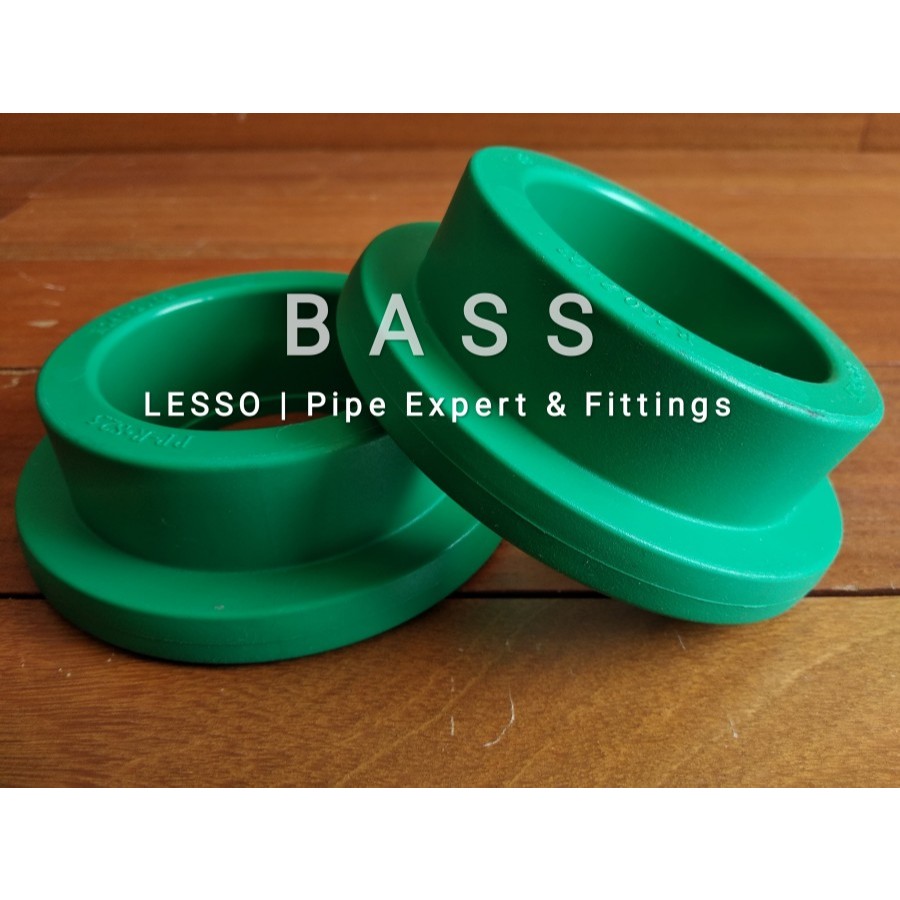 Jual Flange PPR 1 1/2" Inch Lesso Stub end Flange 50mm PPR Fitting Pipa ...