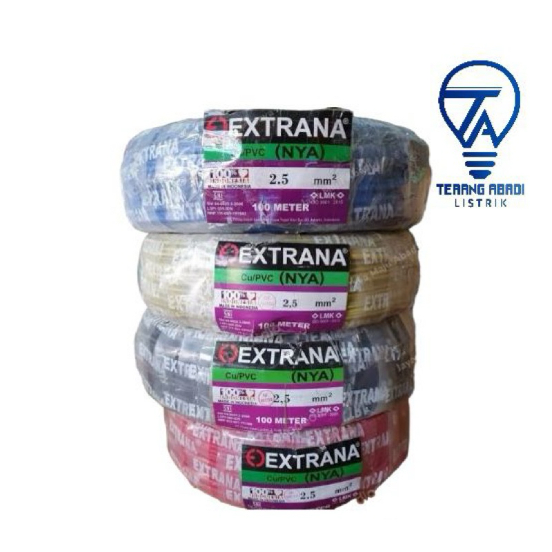 Jual kabel NyA XTRANA 2,5 50meter per roll | Shopee Indonesia