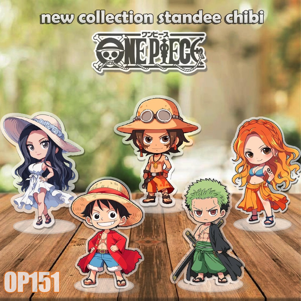 Jual [STANDEE] Action Figure Akrilik One Piece Standee Chibi Robin Ace ...