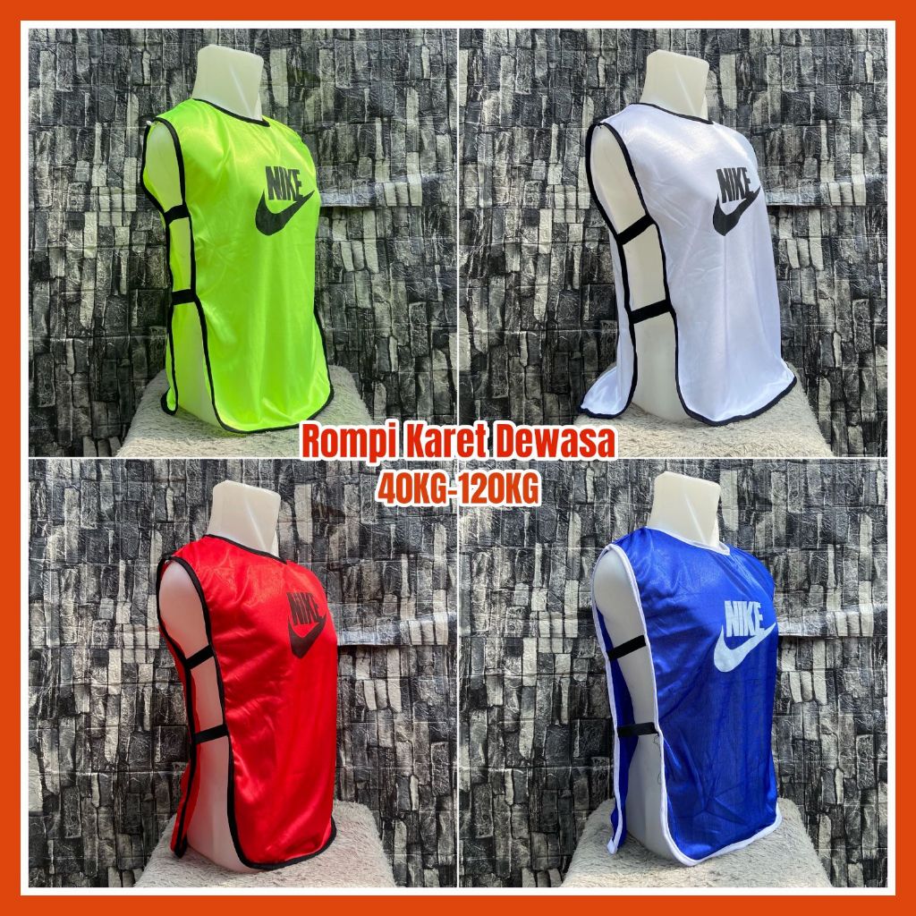 Jual Rompi Bola Ortus Karet \ Rompi Futsal Remaja Dewasa Nike Karet ...