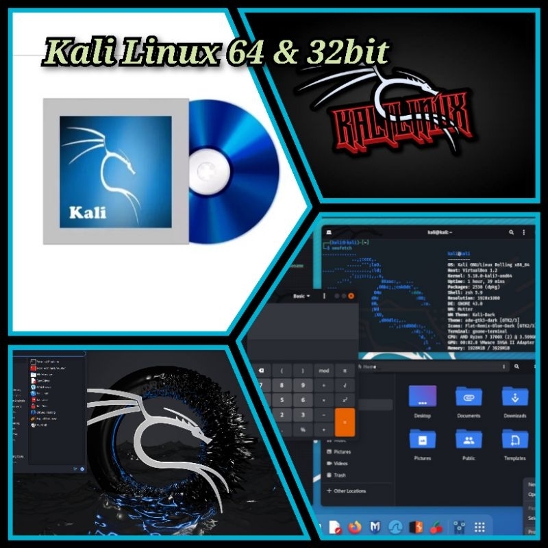 Jual Dvd Installer Kali Linux (2020, 2021, 2022) 32&64bit | Shopee ...