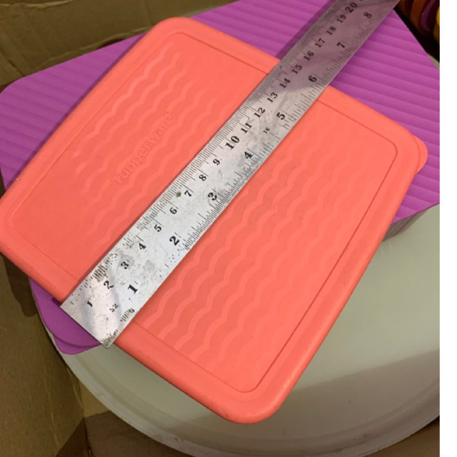 Jual tutup tupperware kotak second diameter dalam 13 cm, Diameter luar ...