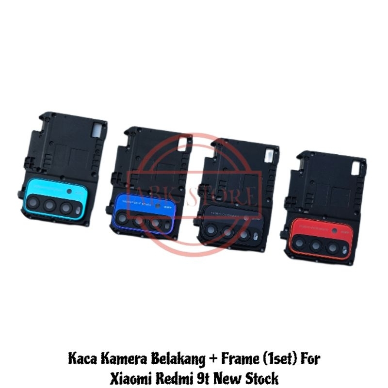 Jual Lensa Camera / Kaca Kamera Belakang + Frame (1set) XIAOMI Redmi 9t ...