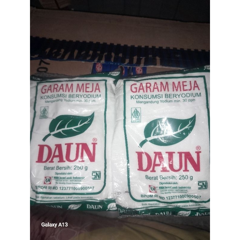 Jual Garam Meja Cap Daun 250gr | Shopee Indonesia