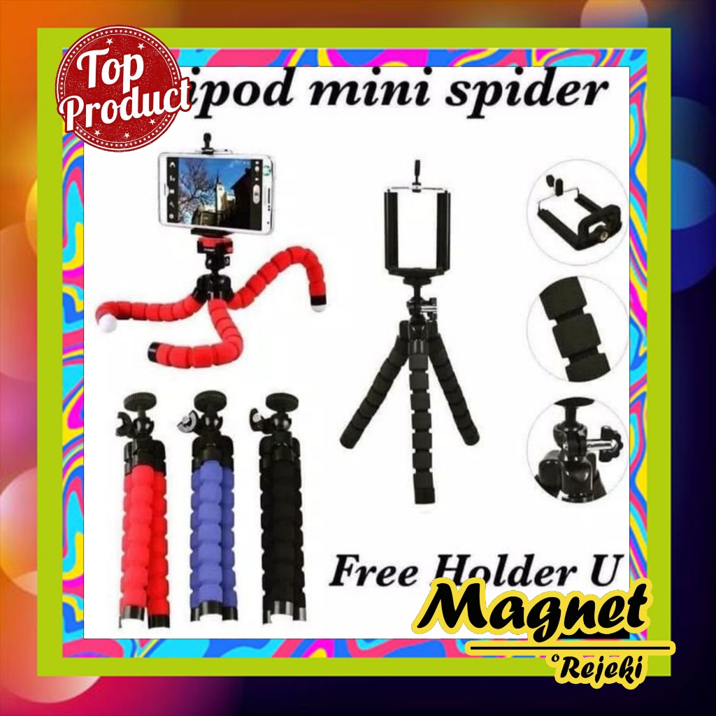 Jual TRIPOD SPIDER MINI / TRIPOD SPIDER HANDPHONE DAN KAMERA / TRIPOD ...