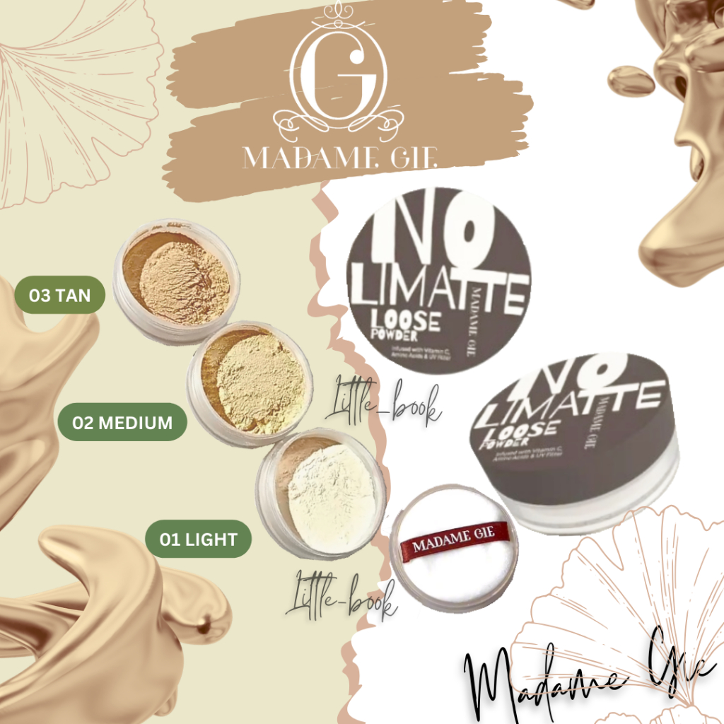 Jual Madame Gie No Limatte Loose Powder - Soft Matte Finish | Shopee Indonesia