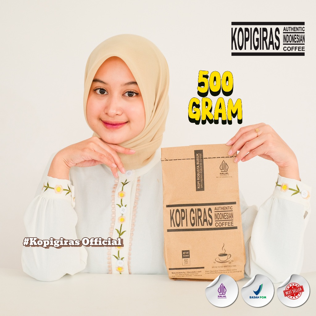 Jual Kopi Robusta Bubuk 500gr - Kopi Hitam Strong & Pahit Pas - Kopi ...