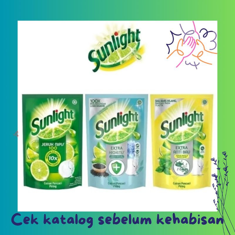 Jual SUNLIGHT SABUN PENCUCI PIRING 560/650 GR | Shopee Indonesia