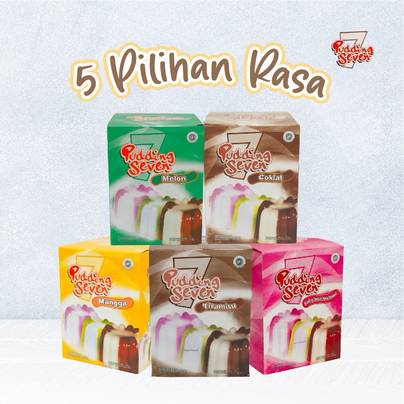 Jual PUDDING RASA MELON ISI 12/BOX PUDDING SEVEN PUDDING RASA BUAH AGAR ...