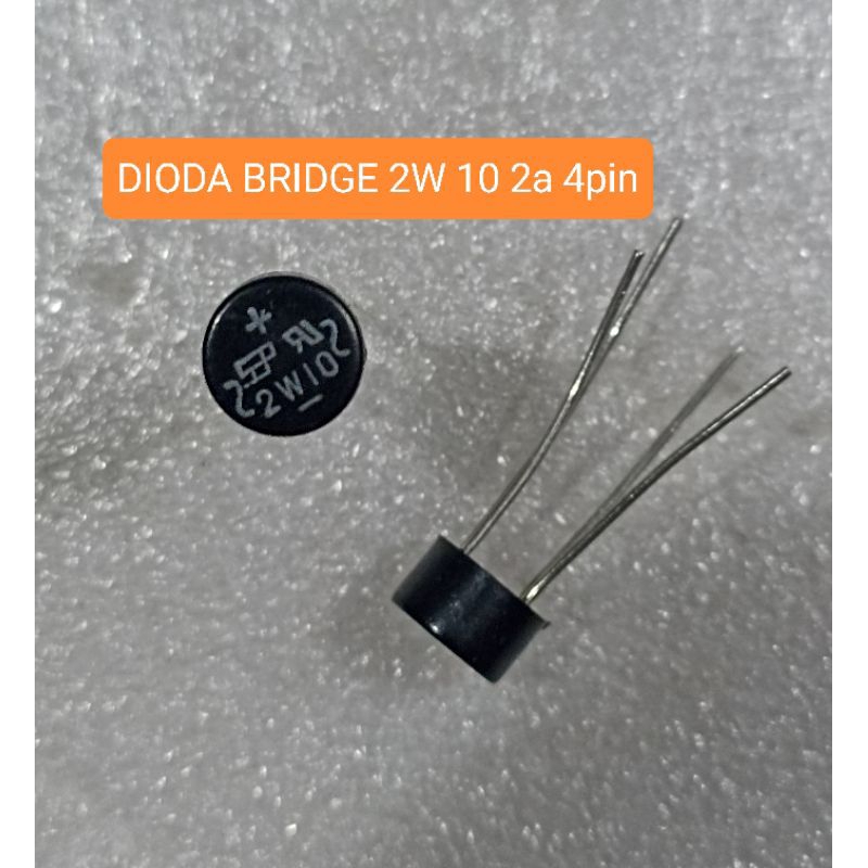 Jual DIODA BRIDGE 2W 10 DIODA BULAT 2W10 2A 1000V 2 AMPERE 1000VOLT SEP ...