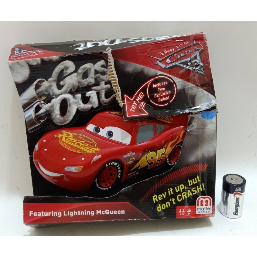 Jual mattel disney cars 3 lightning mcqueen gas out board game family ...