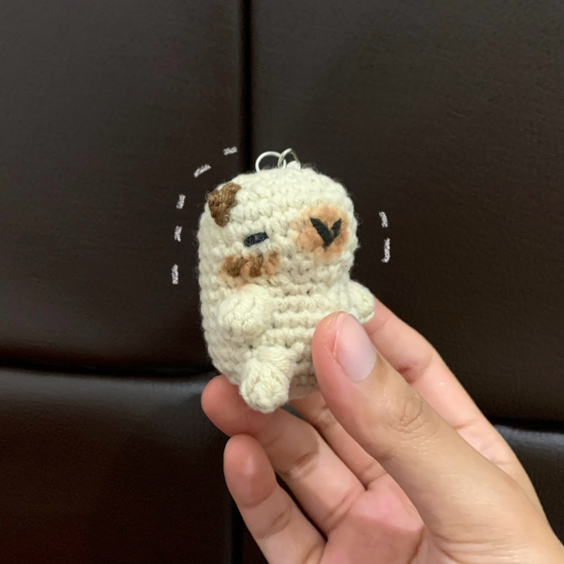 Jual CAPYBARA Gantungan Kunci Rajut | Keychain Amigurumi Crochet ...