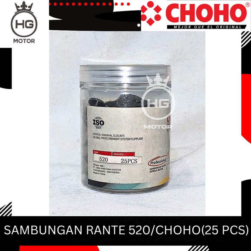 Jual SAMBUNGAN RANTAI RANTE 520 CHOHO 25 PCS | Shopee Indonesia