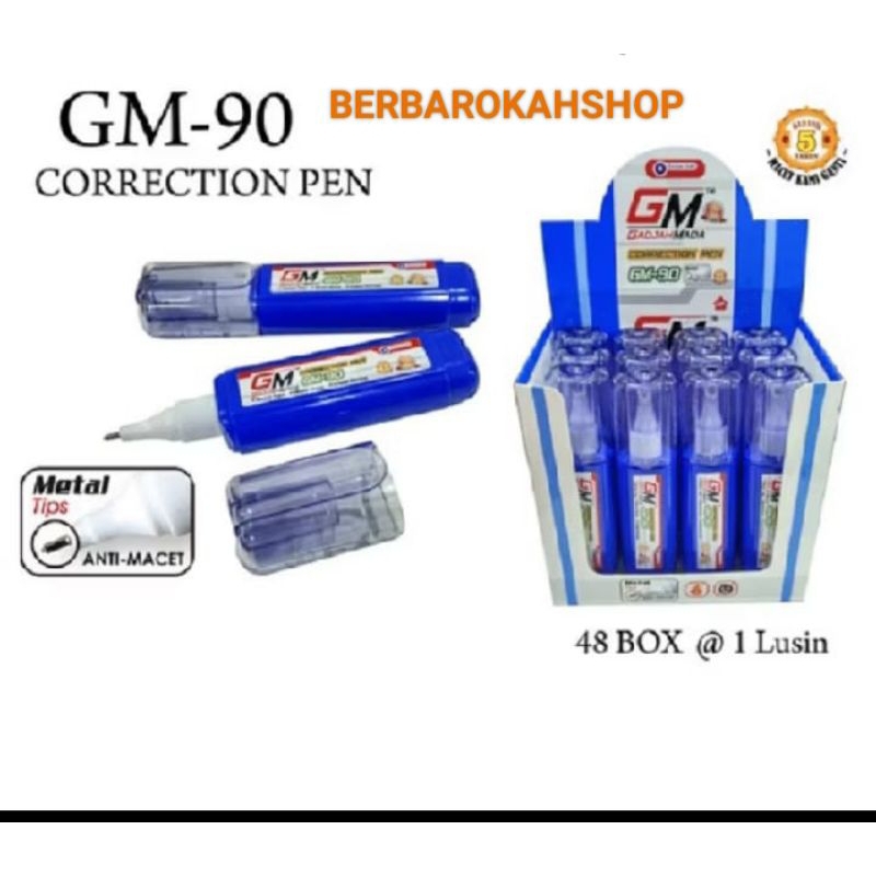Jual Correction pen / tipe ex/ tip ex gajah mada tip x | Shopee Indonesia
