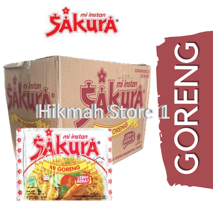 Jual Mie Sakura Goreng isi 40 pcs 1 dus / Mie instant Sakura Goreng ...