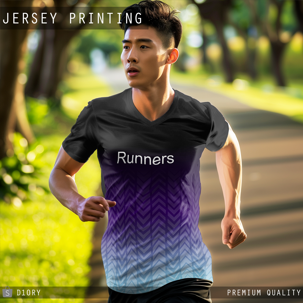 Jual Jersey Baju Pelari Marathon 156 Kaos Running Unisex Dry Fit ...