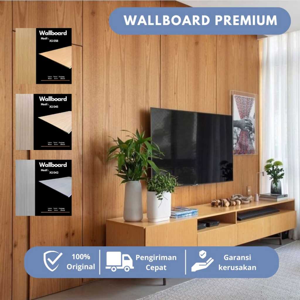 Jual Wallboard Panel PVC/Wallboard WPC / Wallboard hiasan dinding ukr ...