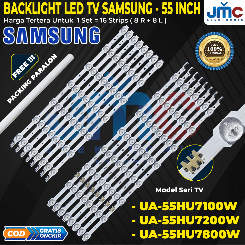 Jual Backlight TV SAMSUNG 55 Inch UA55HU7100 UA55HU7200 UA55HU7800 | Shopee Indonesia
