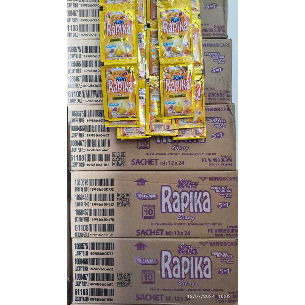 Jual 1 Dus Rapika Biang Kemasan Sachet Isi 24 Renceng | Shopee Indonesia