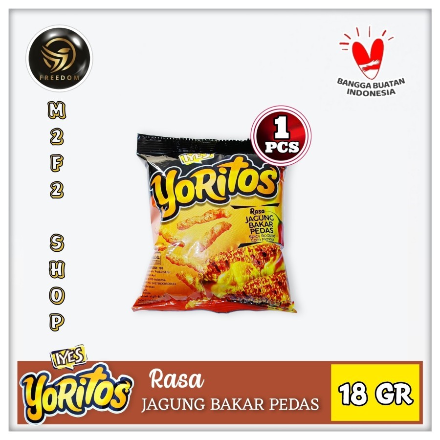 Jual Iyes Snack Yoritos Spicy Roasted Corn Flavour | Camilan Rasa ...