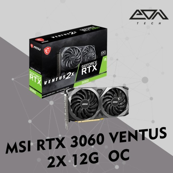 Jual VGA CARDS MSI GeForce RTX 3060 VENTUS 2X 12G OC - 12GB GDDR6 ...